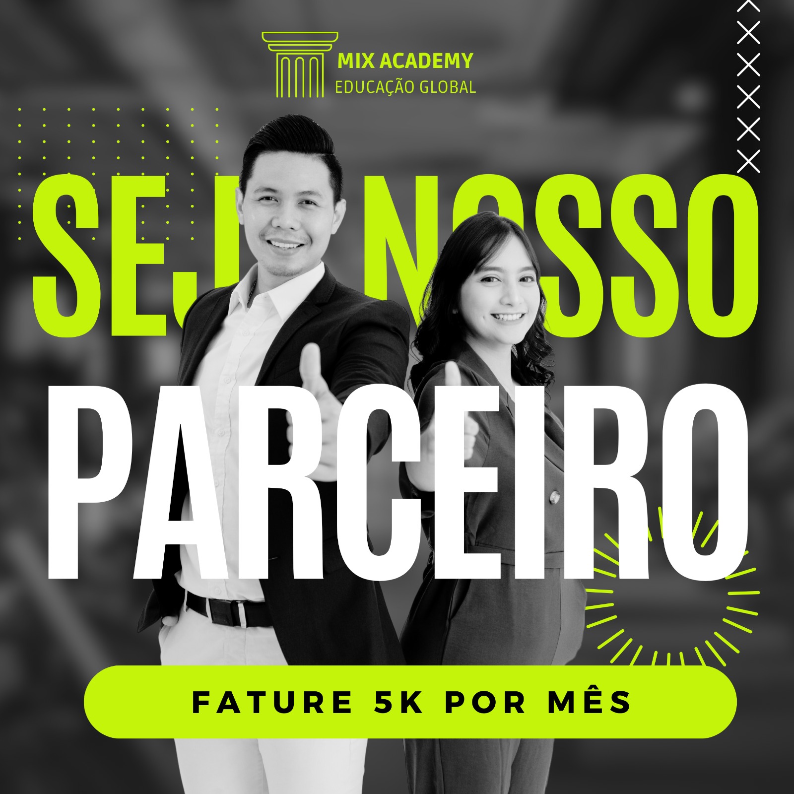 Seja um parceiro – Mix Academy Brasil